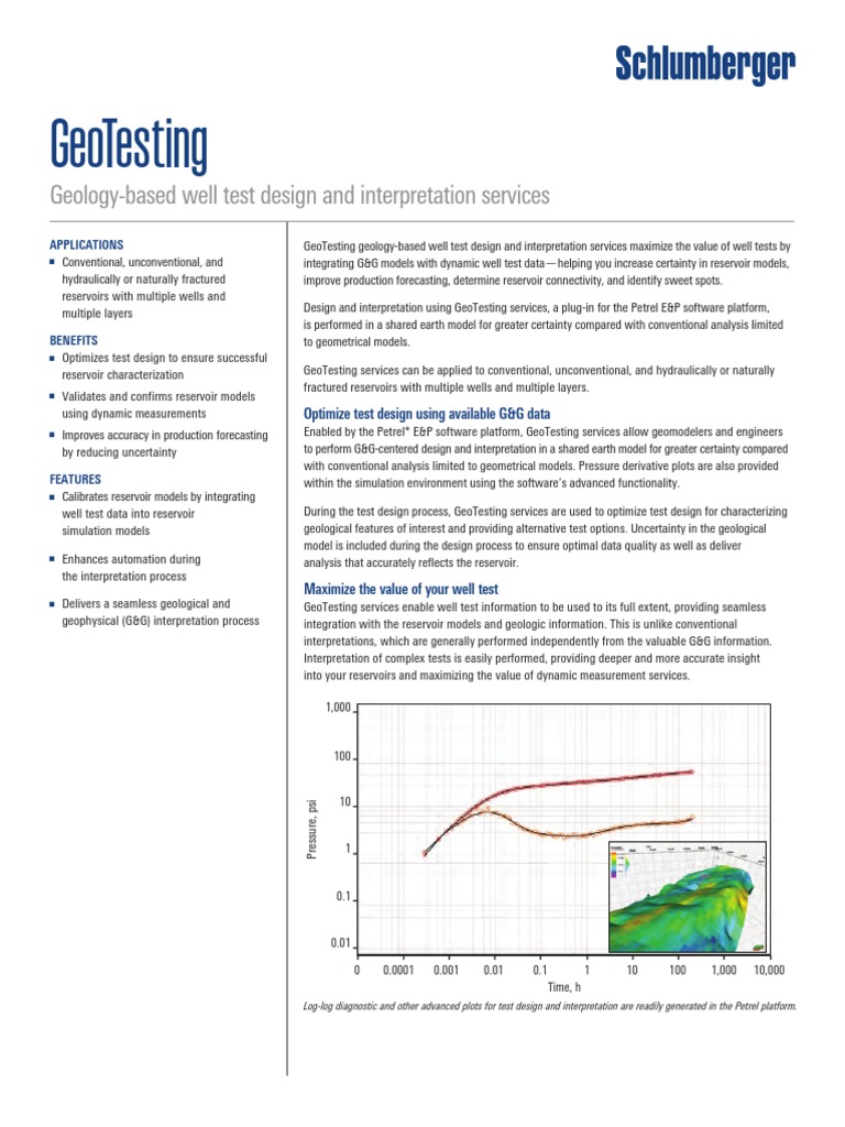 Geotesting: Geology-Based Well Test Design and Interpretation Services ...