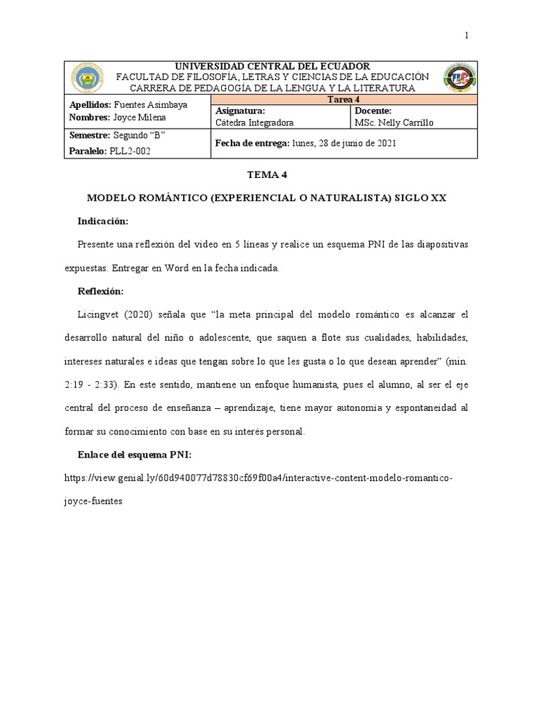 Tarea 4 Tema 4 2A - Fuentes Joyce | PDF