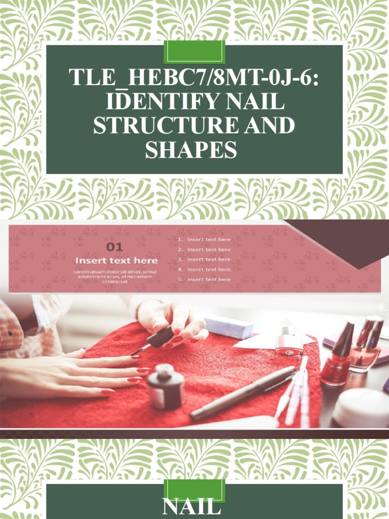 Tle 8 Nail Parts | PDF