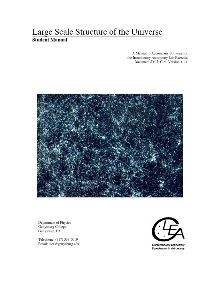 Large Scale Structure of The Universe | PDF | Redshift | Milky Way