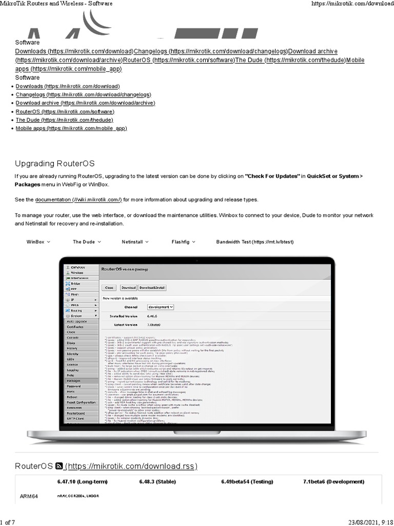 MikroTik Routers and Wireless - Software | Download Free PDF | Router ...