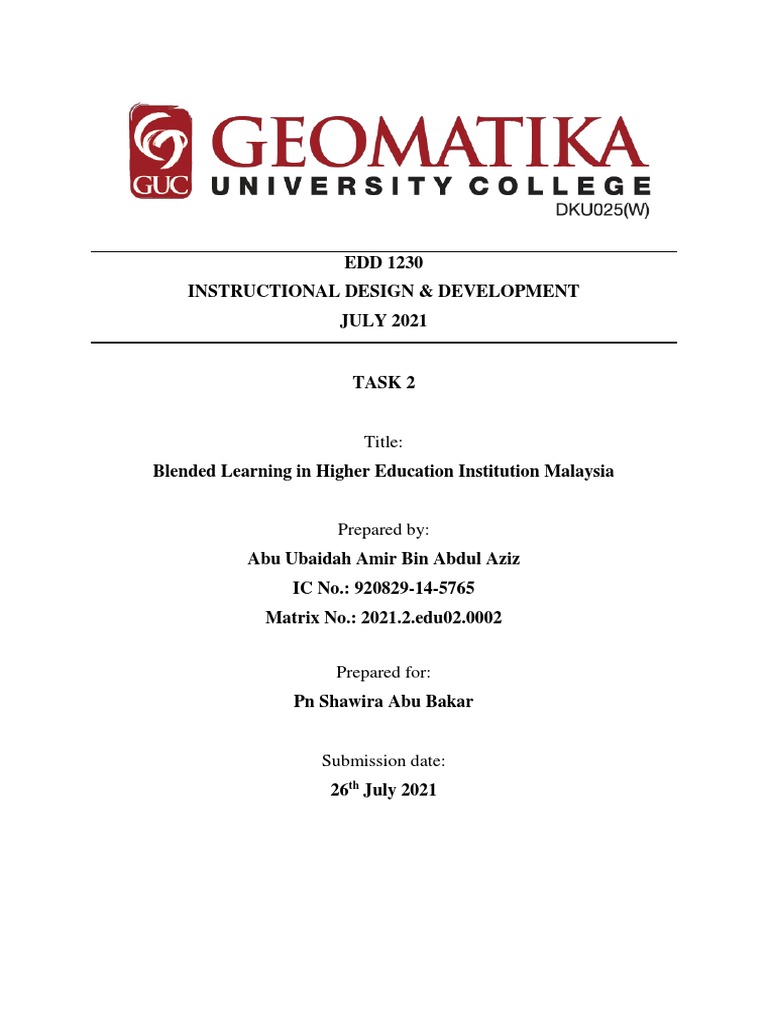 Soalan 2 Abu Ubaidah Amir Bin Abdul Aziz (2021.2.edu02.0002) April 2021 ...