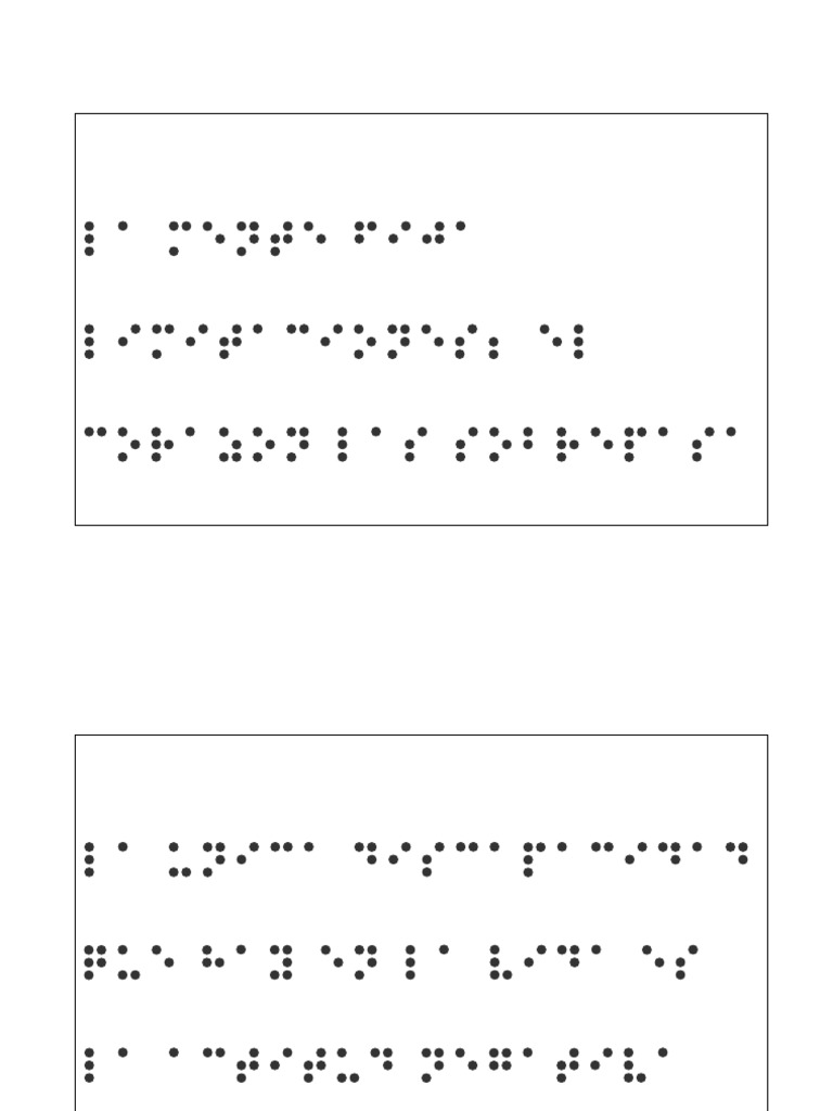 Frases Inspiradoras en Braille | PDF | Relaciones personales, crianza y ...