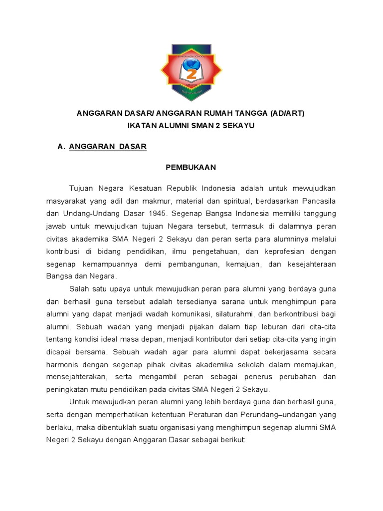 Draf AD-ART IKA v0.7 | PDF