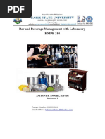 Bar Organization Chart | PDF | Waiting Staff | Bar