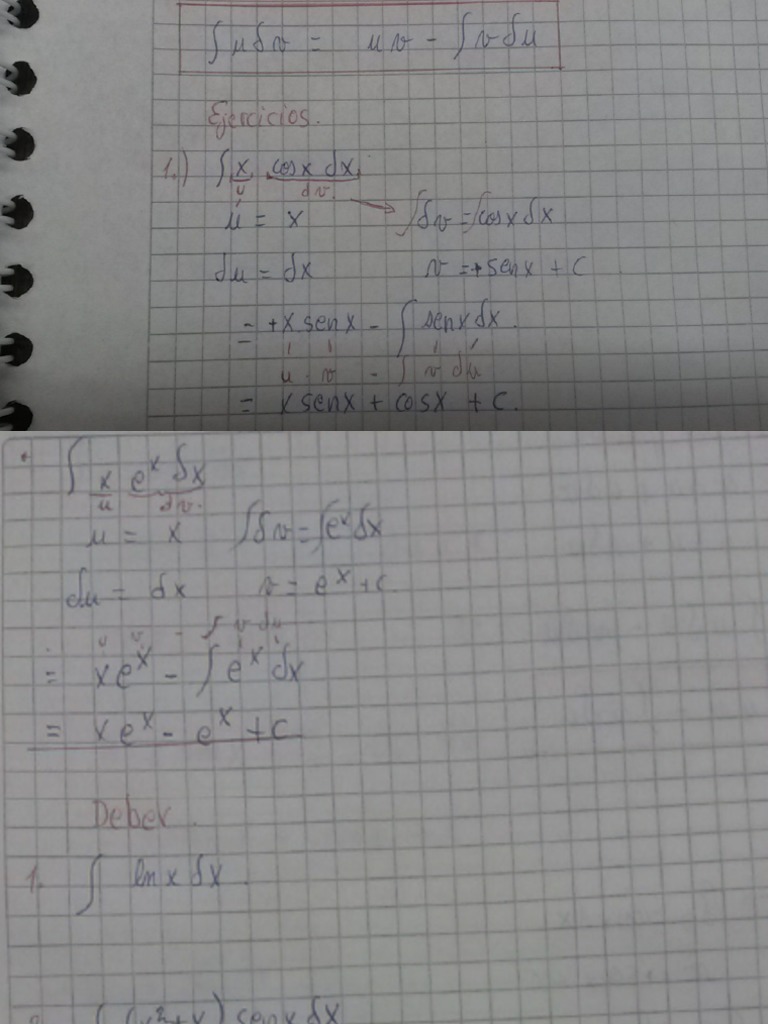 Deber Integrales | PDF