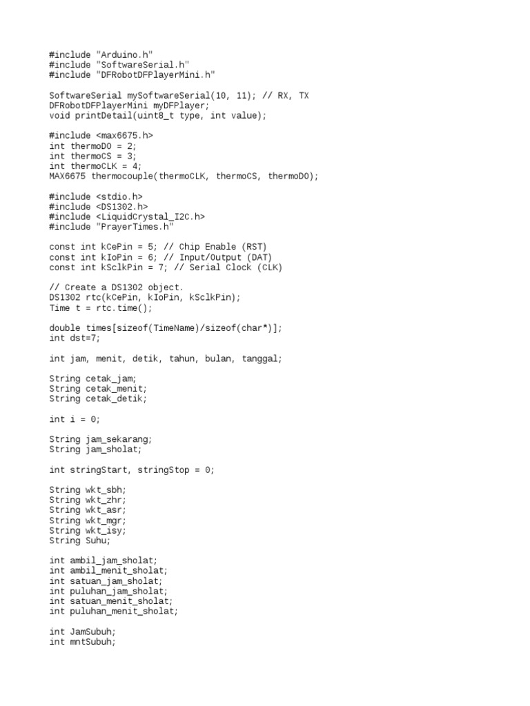 Kalibrasi RTC | Unduh gratis PDF | Computer Science | Computer Programming