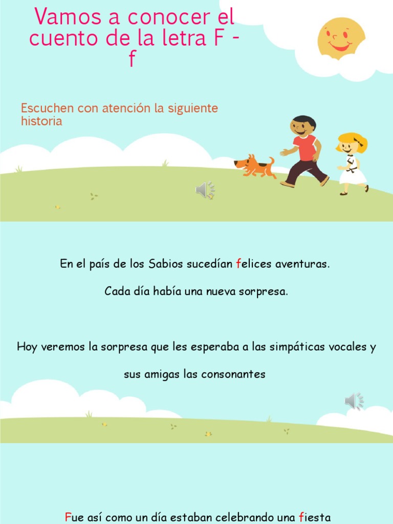 Cuento de La Letra F | PDF