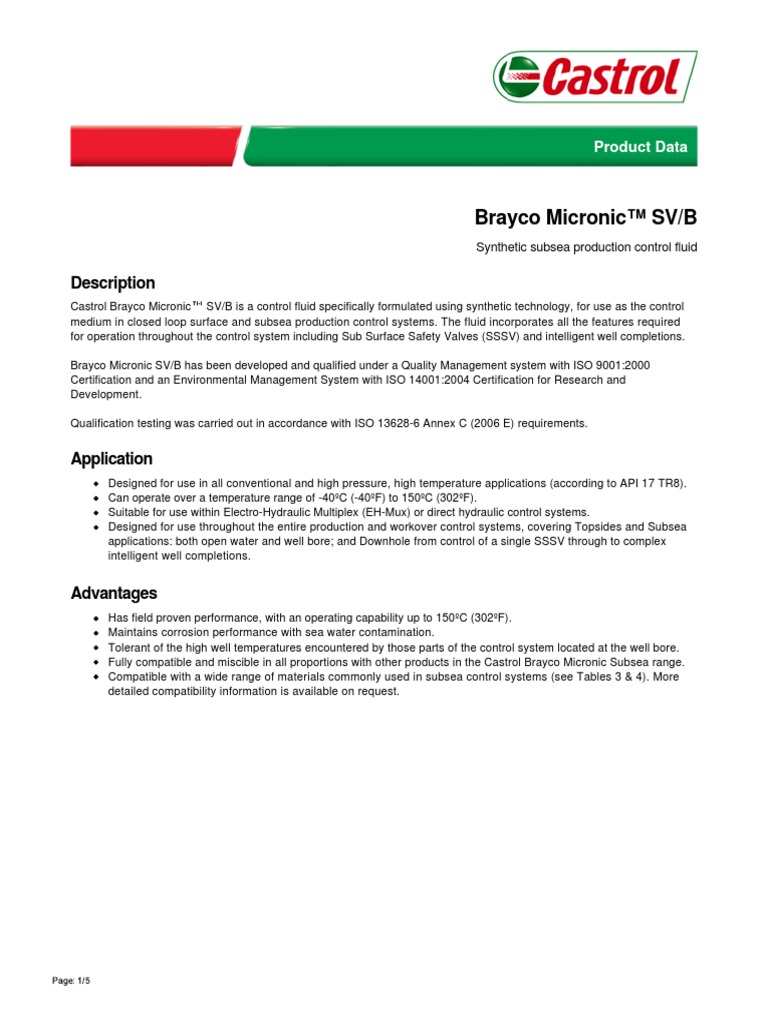 Brayco Micronic™ SV/B: Description | PDF | Paint | Steel