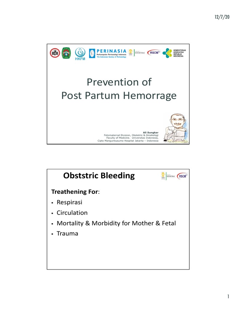 Prevention of Post Partum Hemorrage 221120 | PDF | Shock (Circulatory ...