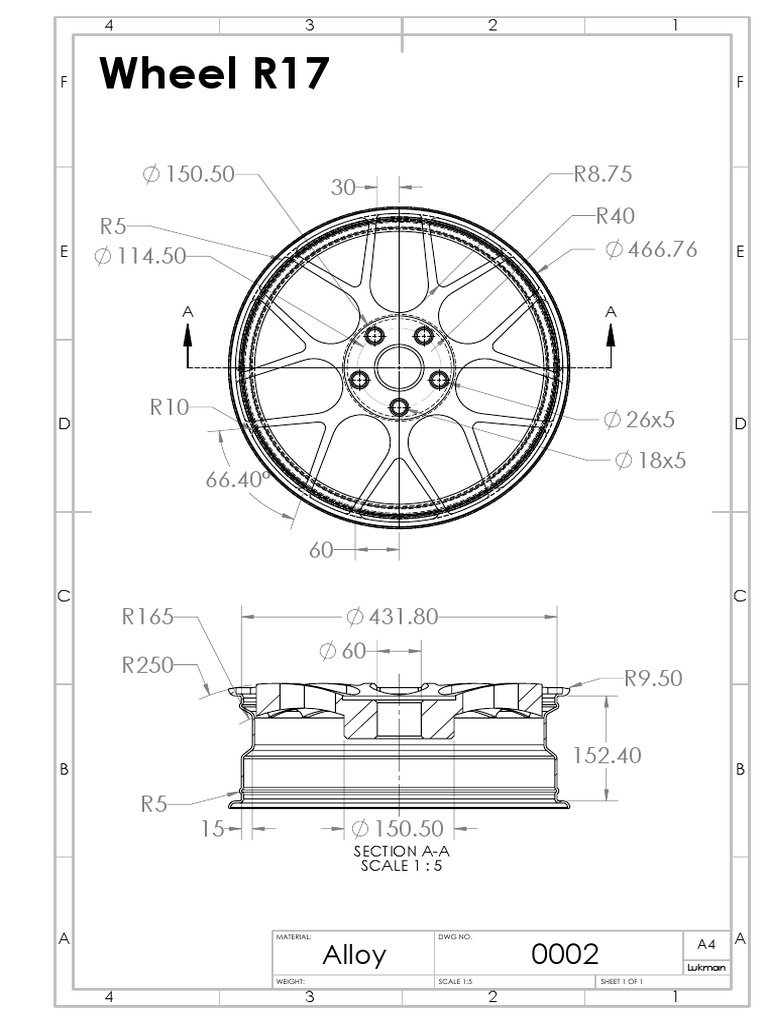 Wheel R17: Alloy | PDF
