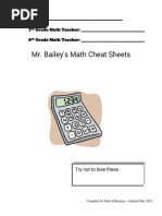 Everything You Need To Ace Math in One Big Fat Notebook | PDF | Numbers ...