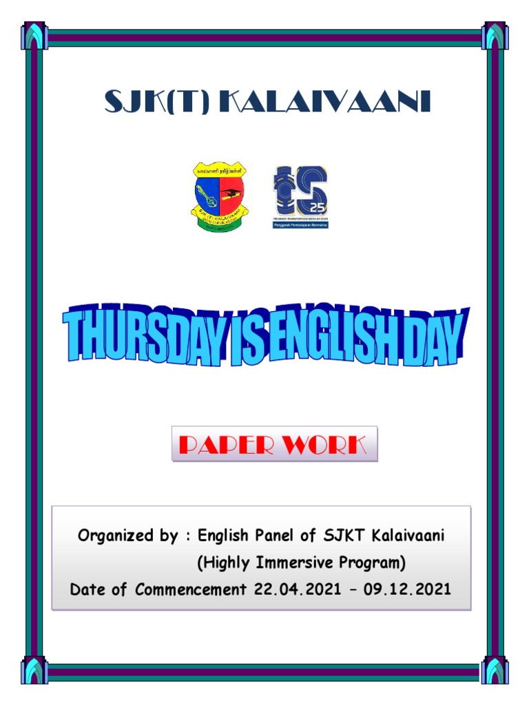 Paperwork - English Day | PDF | English Language | Human Communication