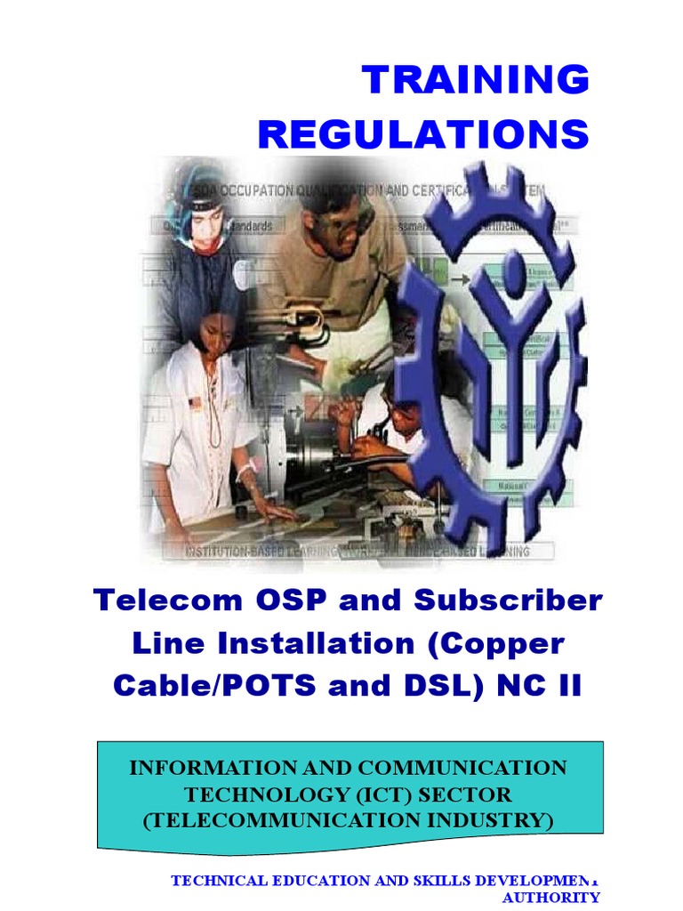 Telecom OSP & Subscriber Line Training | PDF | Occupational Safety And ...