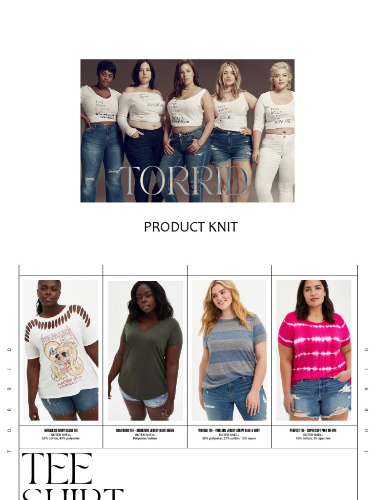 Torrid: Product Knit | PDF | Dress Codes | Textiles