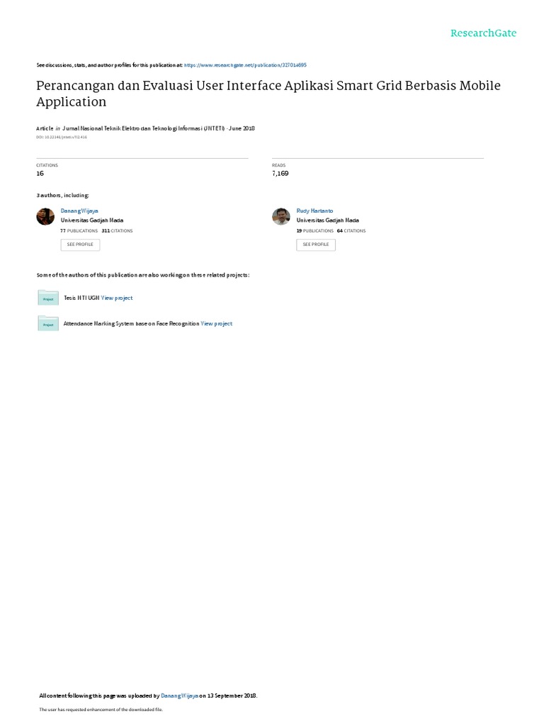 Perancangan Dan Evaluasi User Interface Aplikasi S | PDF | User Experience | Information Technology