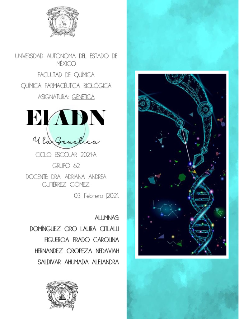 De La Genética y El ADN | Descargar gratis PDF | Adn | Dominancia (Genética)