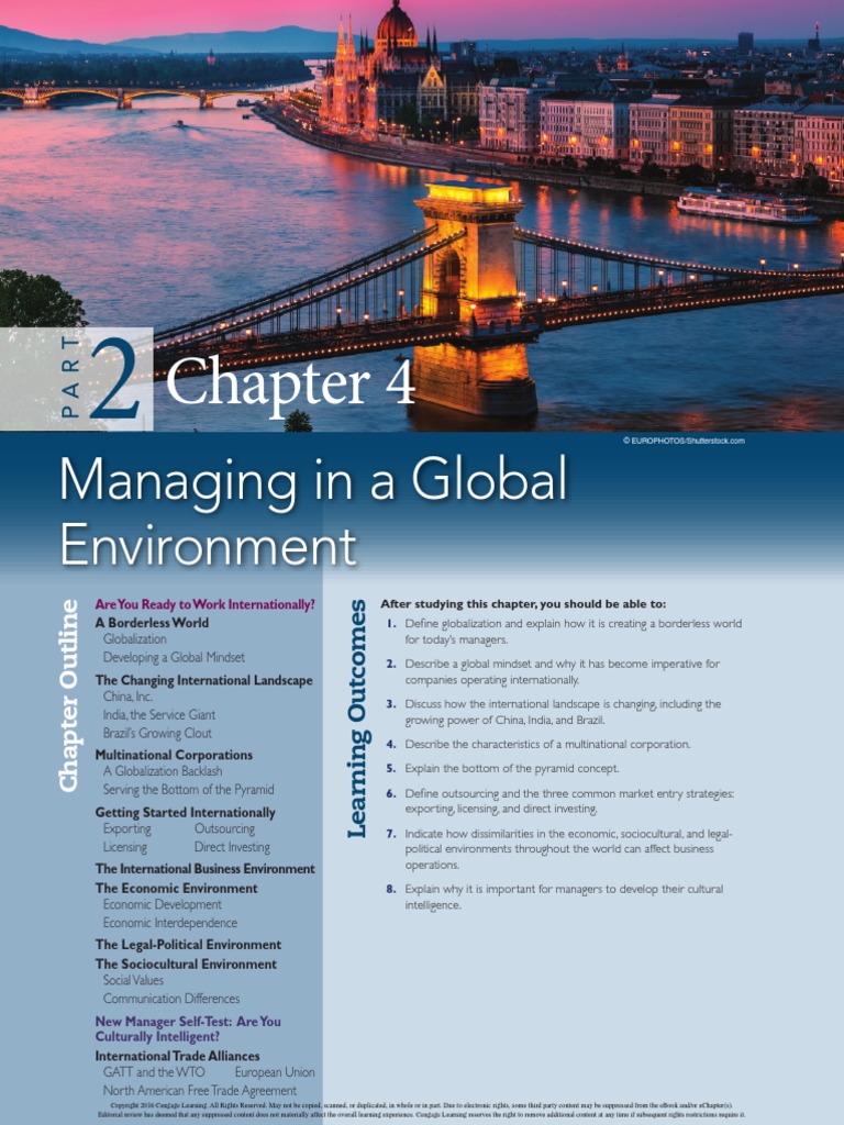 Managing in A Global Environment | PDF | Globalization | Mindset