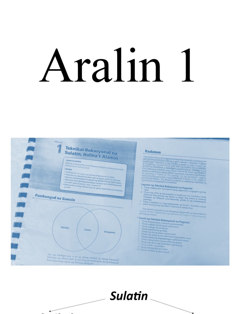 Aralin 1 in FPL | PDF
