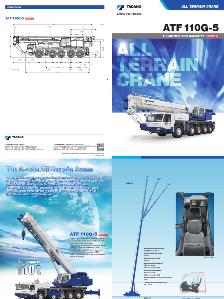 Atf110g-5 B G | PDF | Crane (Machine) | Transmission (Mechanics)