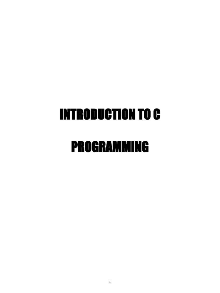 Introduction To Programming | PDF | Subroutine | Computer Programming