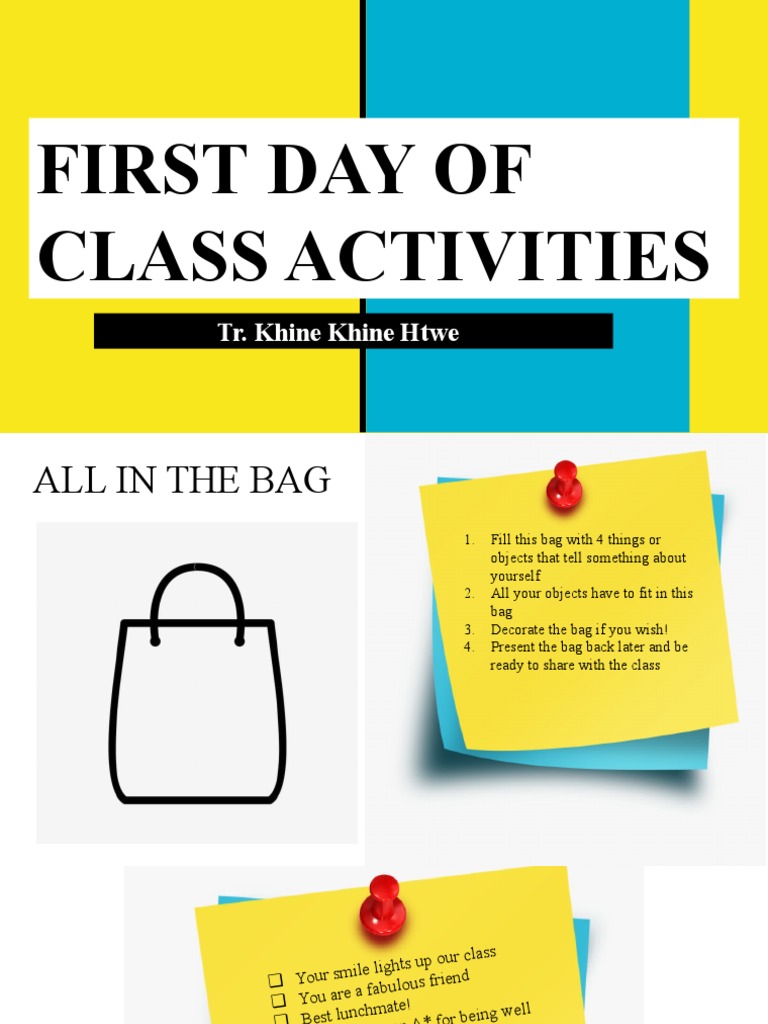 First Day of Class Activities | PDF