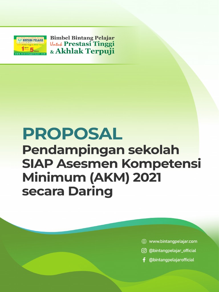 Proposal BP Pendampingan SIAP AKM Umum 1 | PDF