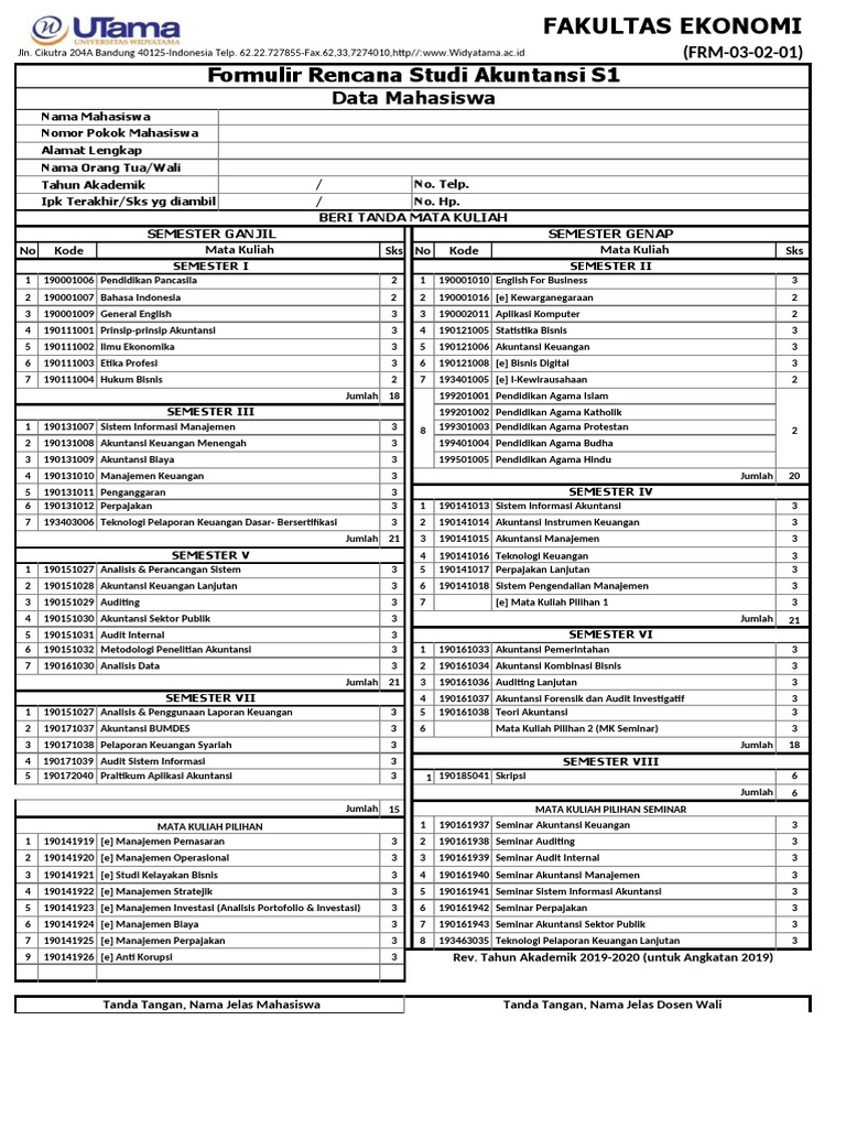FRS Akuntansi S1 | PDF