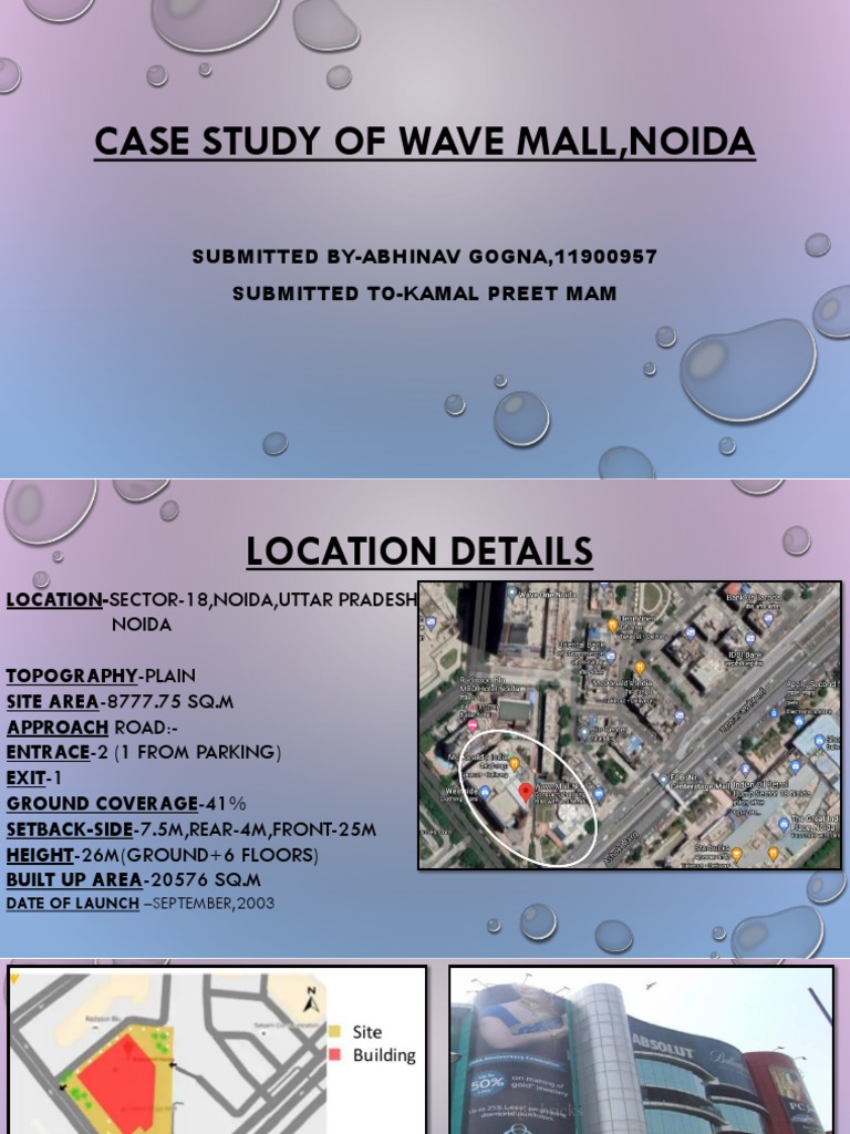 Case Study of Wave Mall - Noida | PDF | Retail