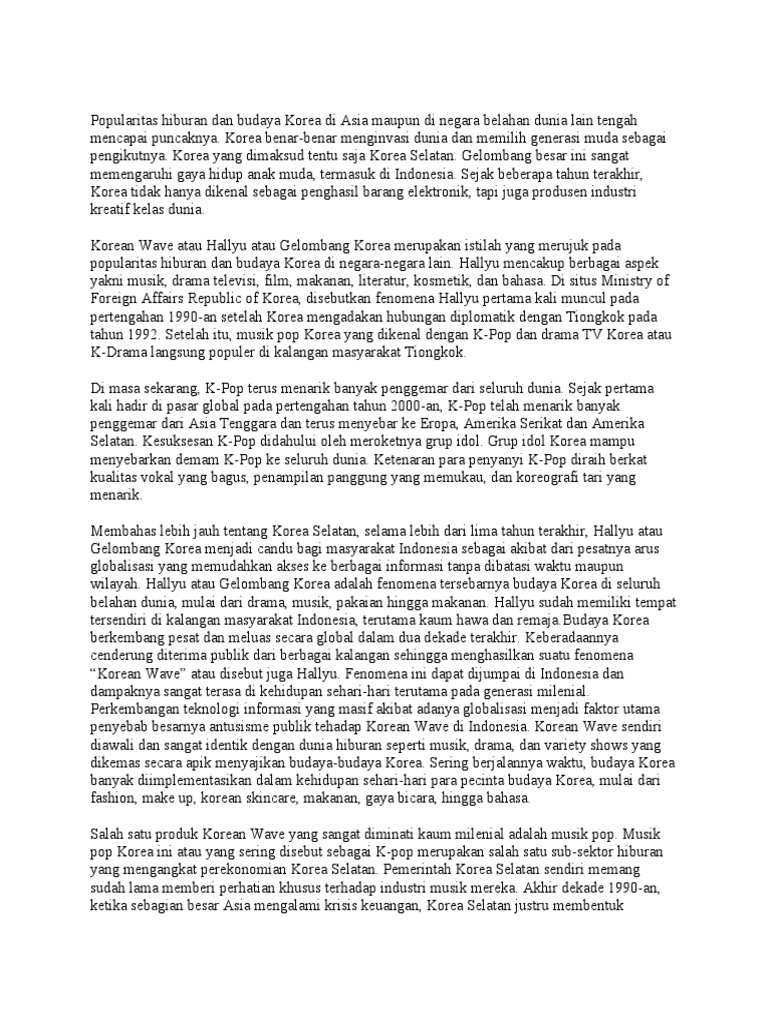 Essay Bahasa Indonesia | PDF