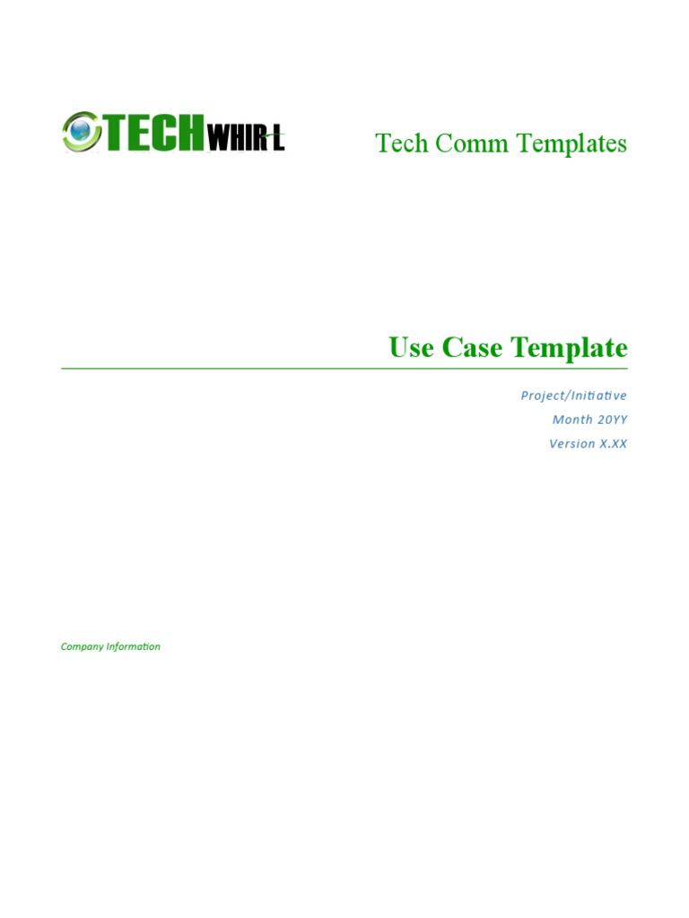 Use Case Template | PDF | Use Case | Computing Use Case Template | PDF | Use Case | Computing