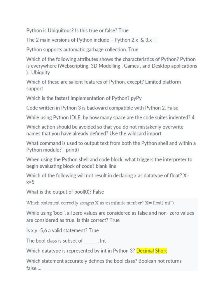 Python 3 Programming | PDF | Python (Programming Language) | Boolean Data Type