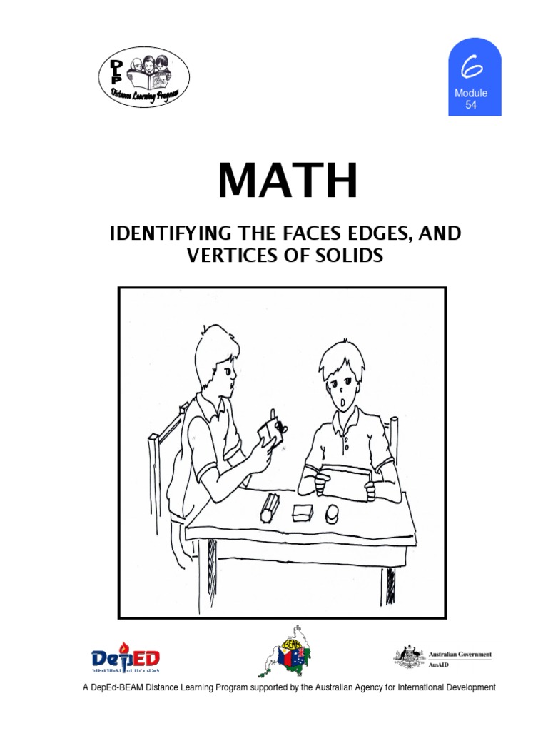 Identifying Faces, Edges, and Vertices | PDF | Vertex (Geometry) | Length