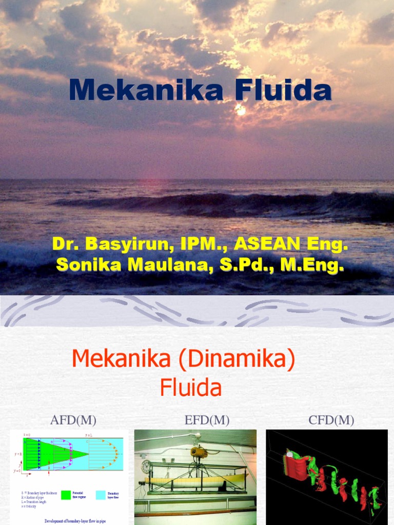 1 - Pendahuluan Dan Dasar-Dasar Mekanika Fluida | PDF | Metode & Bahan Ajar