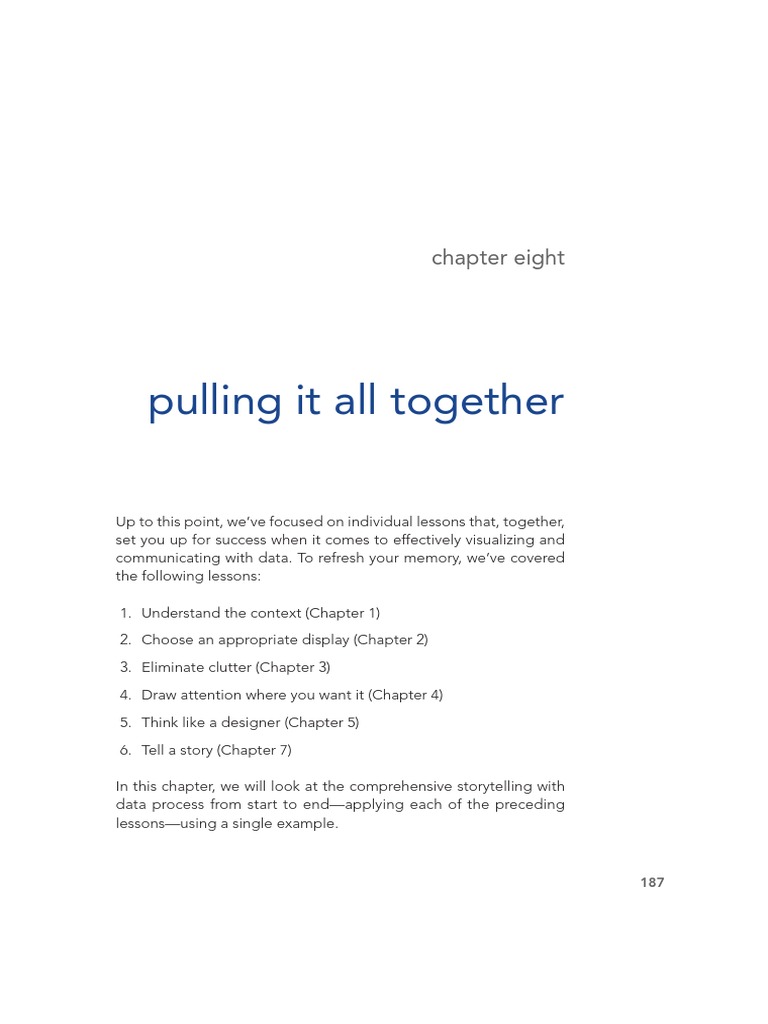 Pulling It All Together: Chapter Eight | PDF | Narrative | Attention