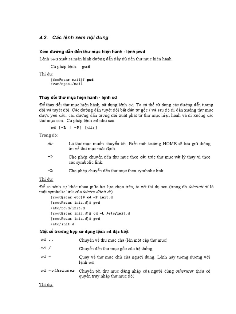 Cac Lenh Co Ban Cua Linux | PDF Cac Lenh Co Ban Cua Linux | PDF