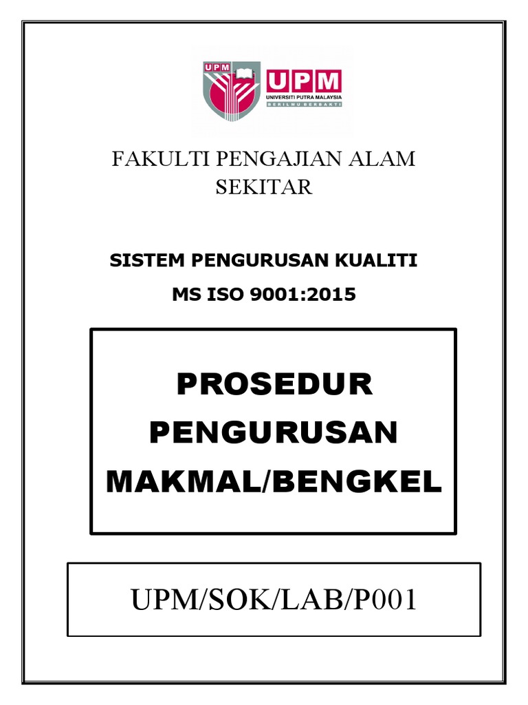 1.prosedur Pengurusan Makmal | PDF