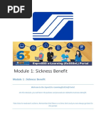SSS Sickness Benefit Reimbursement Form | PDF | Sick Leave | Employment