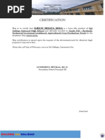 2019 INSET Certificate of Participation Official | PDF