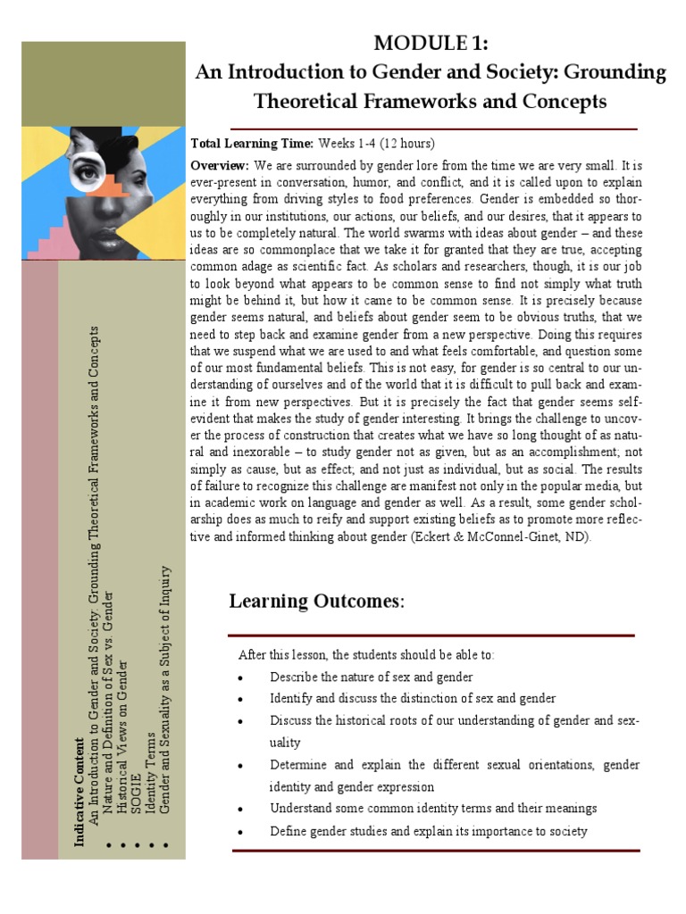 An Introduction to Gender and Society: Understanding Key Concepts | PDF ...