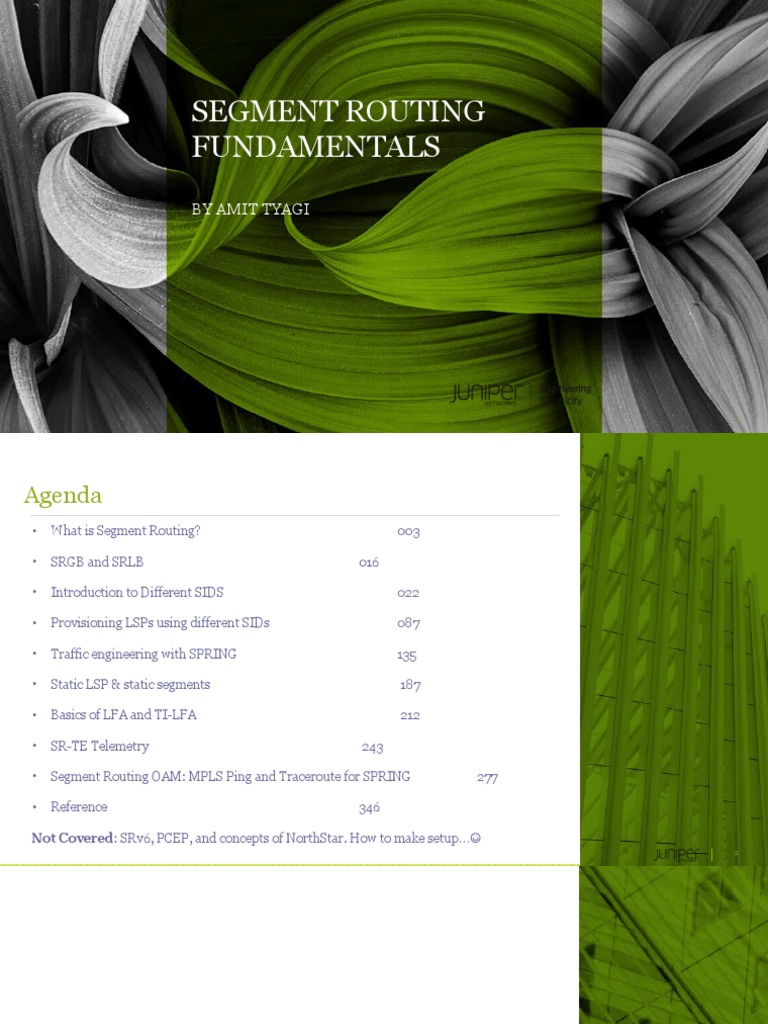 Segment Routing Fundamentals26 | PDF | Networking | Multiprotocol Label ...