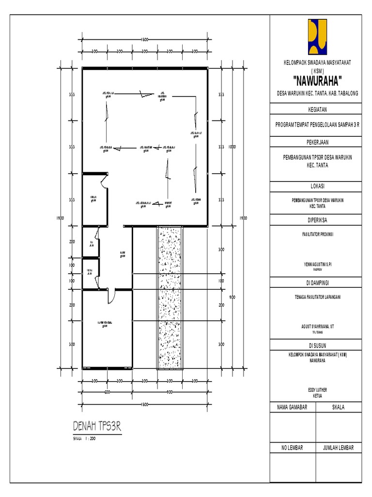 "Nawuraha": Denah Tps3R | PDF