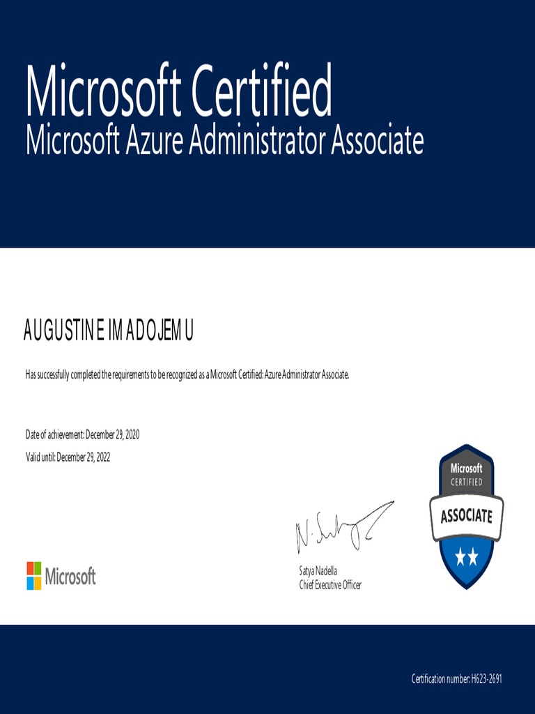Microsoft Certified Professional Certificate 2 | PDF
