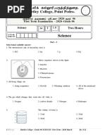 Grade 6 Science Revision Notes | PDF | Flowers | Force