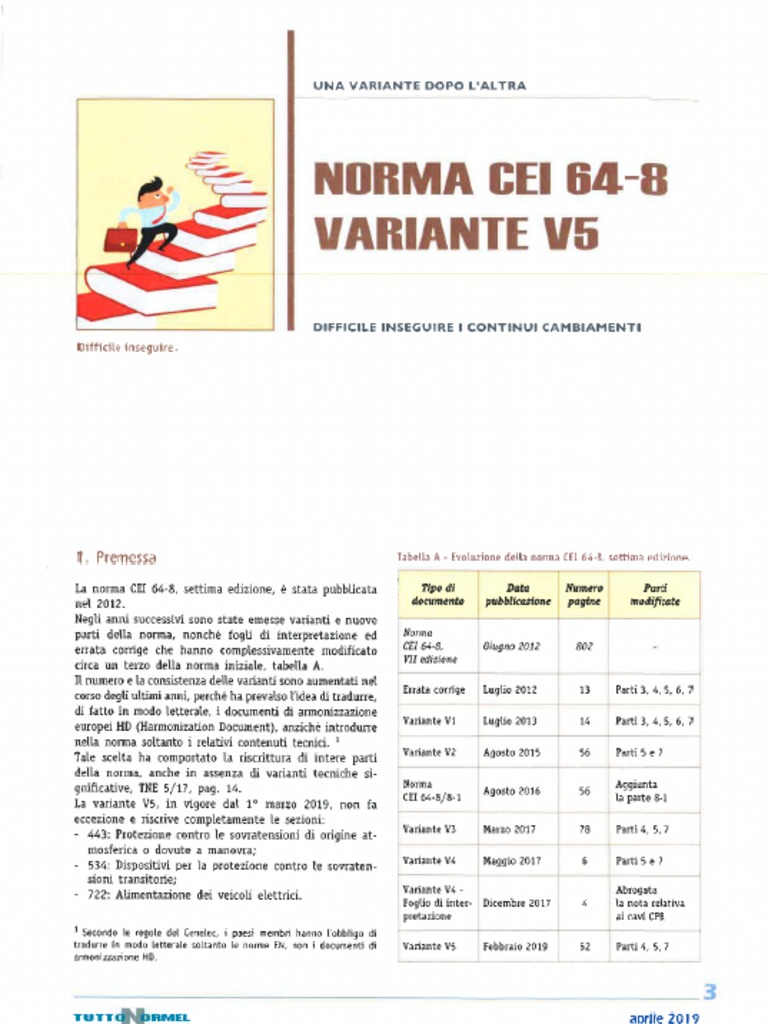 Norma Cei 64 8 Variante V5 | PDF