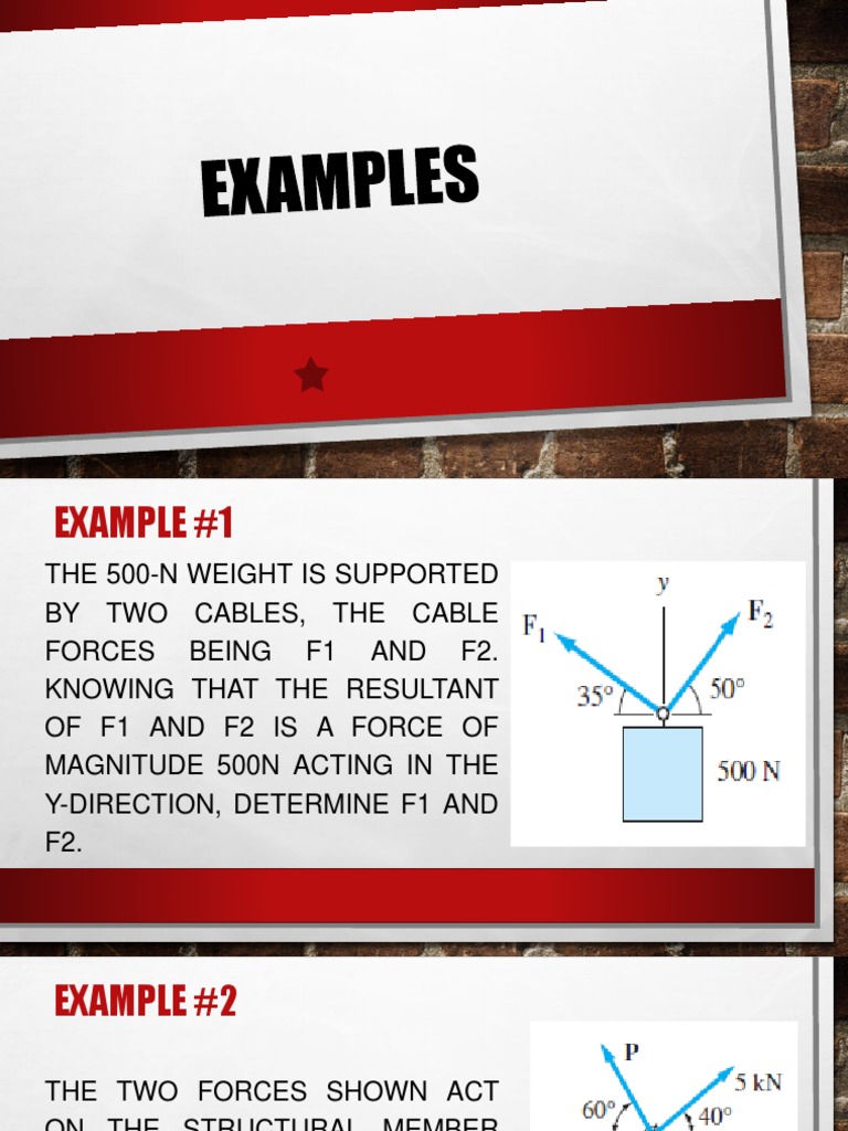 Examples - For - Review (Statics) | PDF
