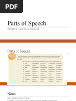 Jeopardy Eight Parts of Speech | PDF | Noun | Adjective