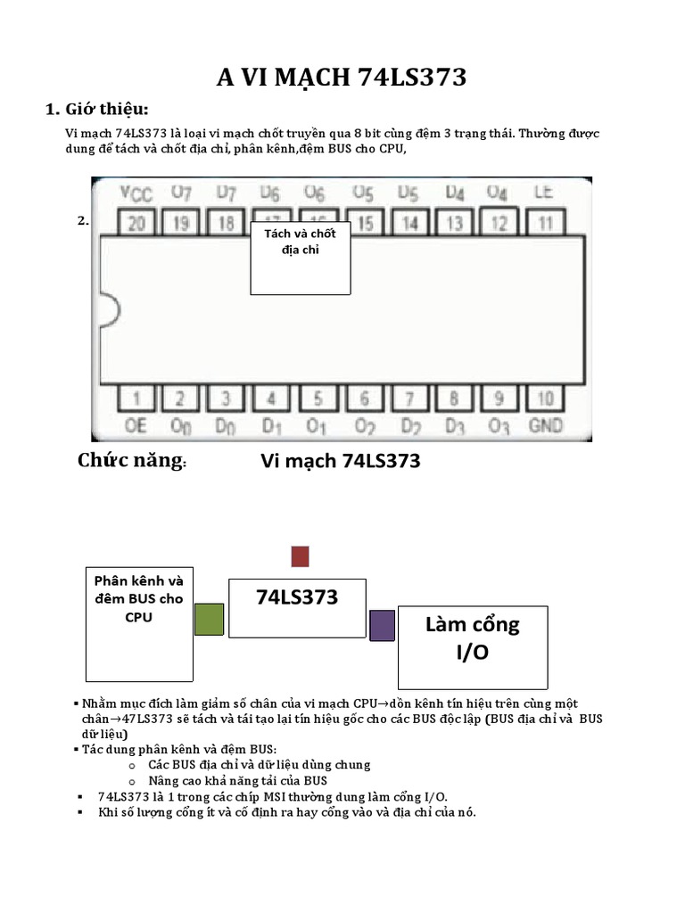 (Vhoc.Net) -mạch giải mã latch 74LS373 full | PDF