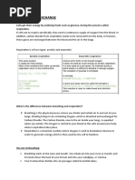 Structure and Function of The Gas Exchange System - Respiration and Gas ...