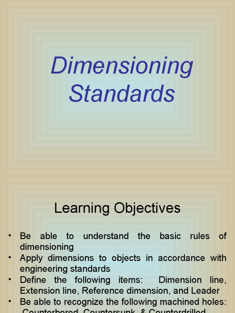 Dimensioning Techniques in Engineering | PDF | Angle | Curve